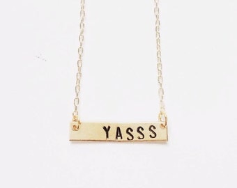 custom handstamped necklaces and bracelets by simplestamp on Etsy