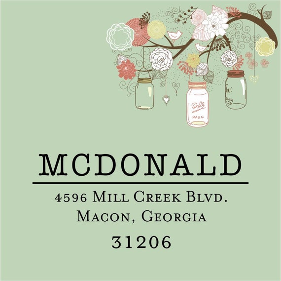 20 OFF NOW McDonald Last Name Stamp With Address By 904Custom 20-off-now-mcdonald-last-name-stamp-with-address-by-904custom