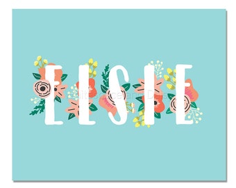 Elsie name sign | Etsy