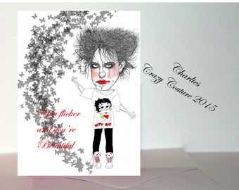 Robert Smith The Cure Portrait Illustration Art Print