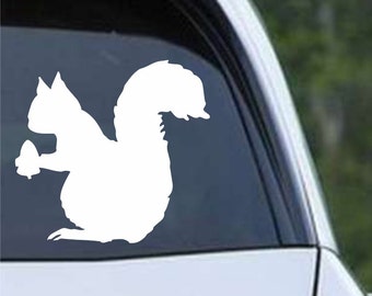Squirrel car decal | Etsy