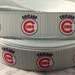 Cubs Ribbon 7/8 Grosgrain Ribbon Chicago Cubs Ribbon