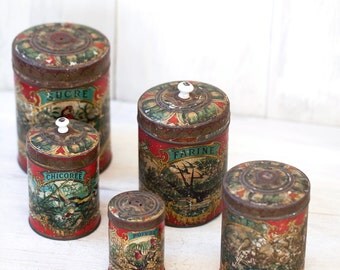 Rare: 1906 French Tin Embossed Small Notepad by ScrumptiousVenus