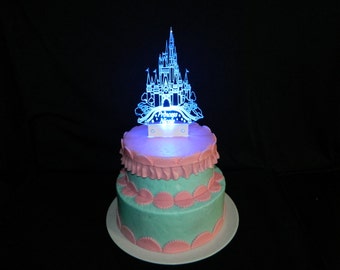 Castle cake topper | Etsy