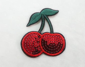 Unique cherry applique related items | Etsy