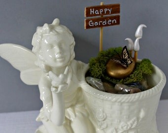 Fairy garden planter | Etsy