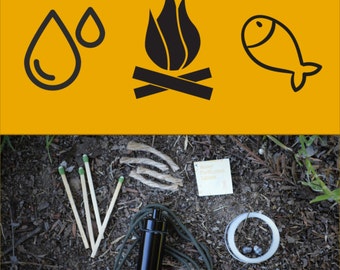 Bushcraft fire kit | Etsy