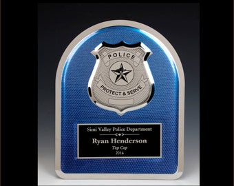 Police plaque | Etsy