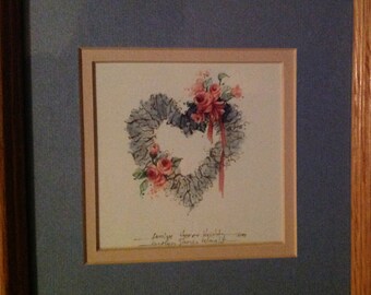 Chebon Vintage 1986 Signed Print by LimitedEditionStudio on Etsy