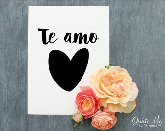 Te amo | Etsy