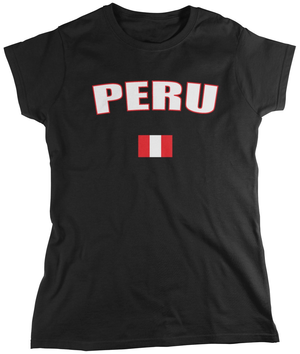 Peru Ladies T-Shirt Republic of Peru Peruvian Pride Lima