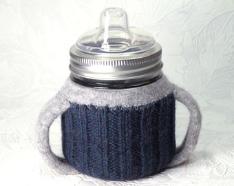 Canning Jar Glass Sippy cup by onerobinroad on Etsy