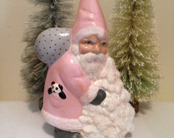 Folk Art Chalkware Belsnickle Santa from by bethsprimitives
