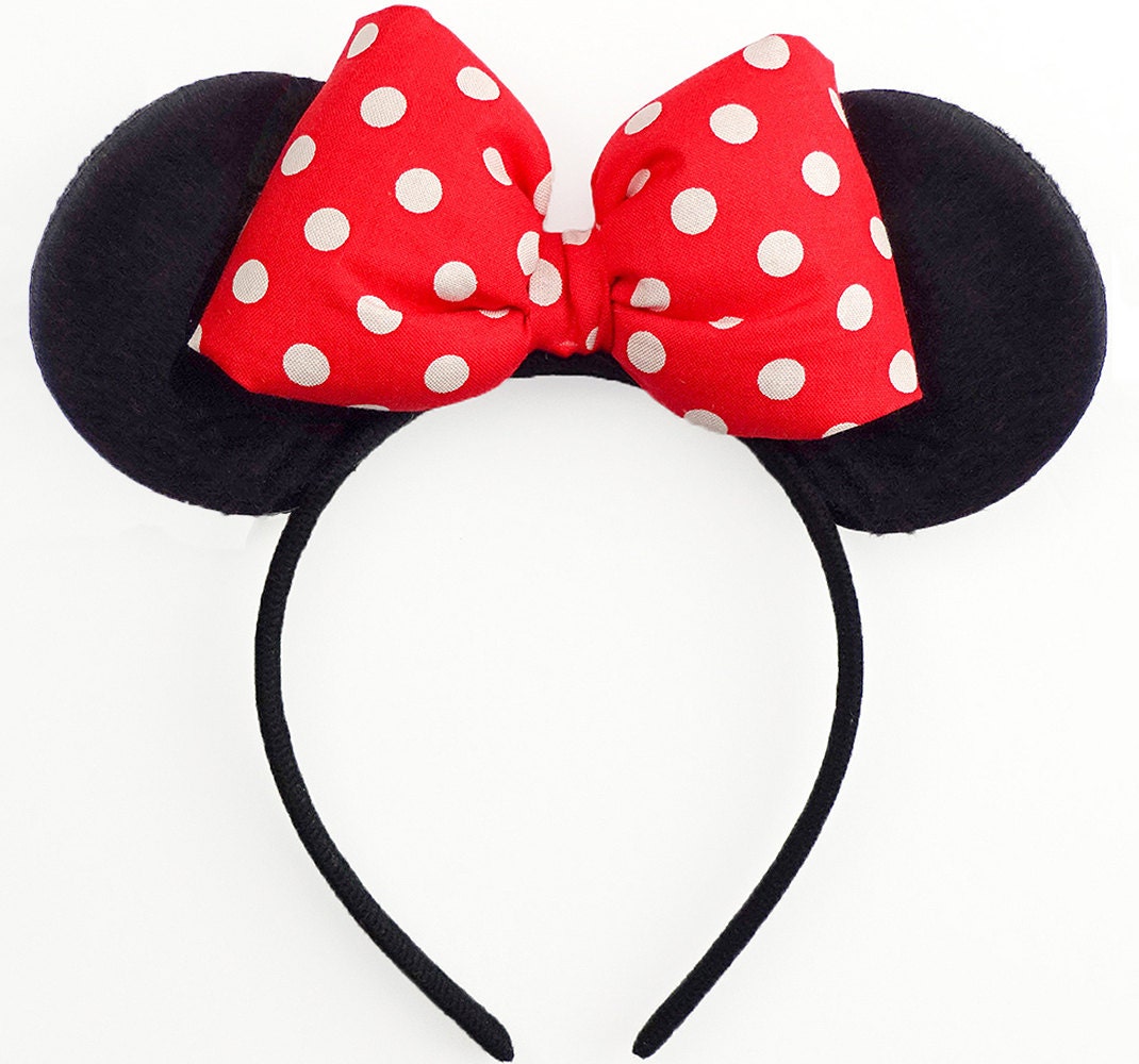 Minnie Mouse Ears Red Mickey Ears Minnie Mouse Headband Mouse