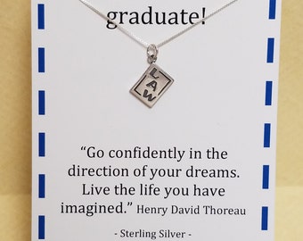 Silver Lawyer Graduation Ring Lawyer Jewelry Lawyer