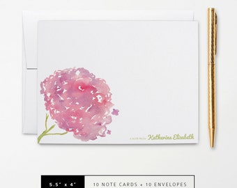 Watercolor name card | Etsy