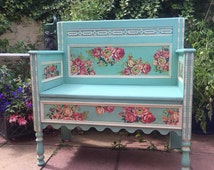 Unique shabby chic bench related items | Etsy