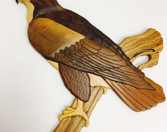 Wood intarsia | Etsy