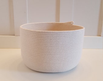 Coiled rope basket | Etsy