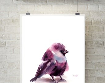 Purple bird | Etsy