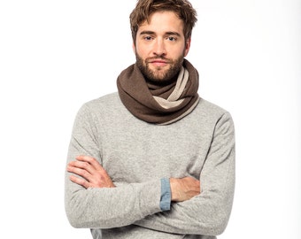 Mens scarf winter scarf infinity scarf mens winter scarf by Gazur