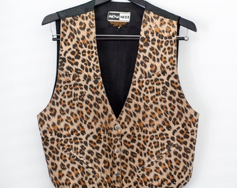 Leopard vest | Etsy
