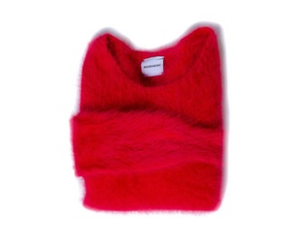 Unique angora sweater related items | Etsy