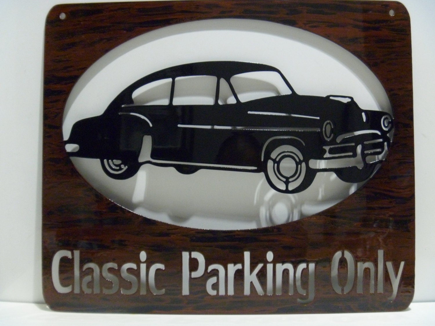 Classic Parking Only classic car sign vintage car collector