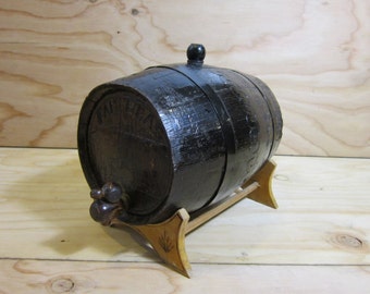 Whiskey barrel stand | Etsy
