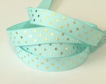 Polka dot ribbon | Etsy