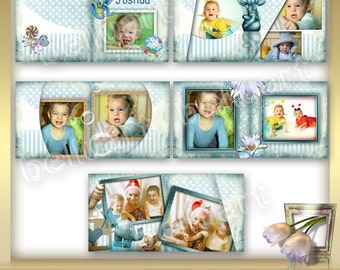 Baby album template | Etsy