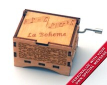 Popular items for hand crank music box on Etsy