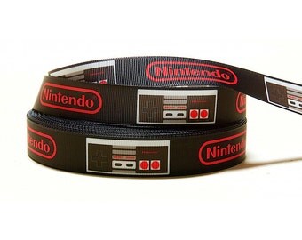 Nintendo Grosgrain Ribbon // Nintendo Grosgrain Ribbon / Nintendo ...