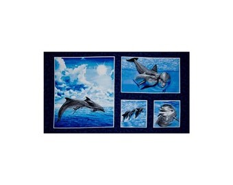 Dolphin fabric | Etsy