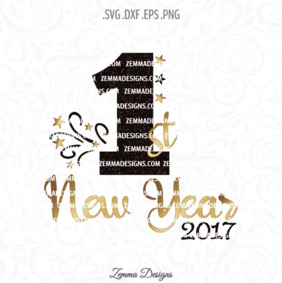 Items similar to 2017 svg - New years svg - first new years svg - 2017 ...