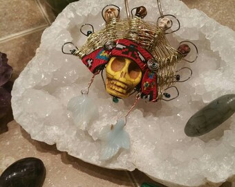 Unique bone headdress related items | Etsy