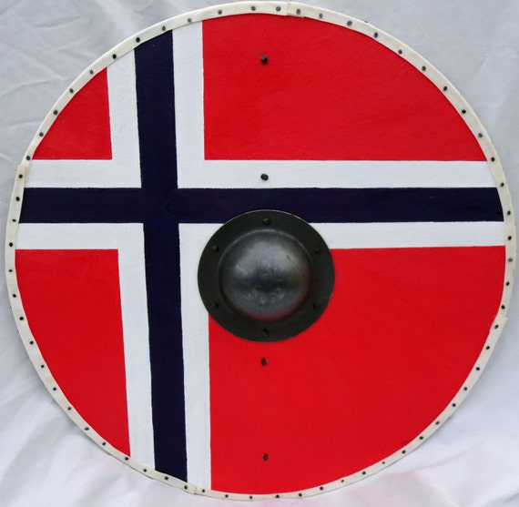 Norway Viking Shield by NordicByNatureUS on Etsy