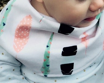 Tutorial for infinity scarf bib PDF pattern infinity scarf