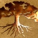 Metal Wall Art Plasma Cut Tree Silhouette by PetersonMetalDynamic