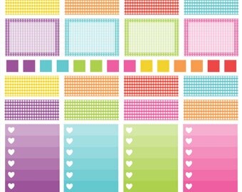 Vinyl Planner Stickers to help organize your busy by Plannertopia