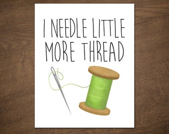 Sewing puns | Etsy