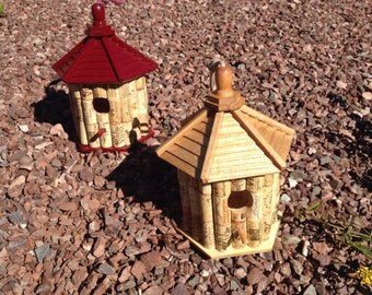 Wine cork birdhouse | Etsy