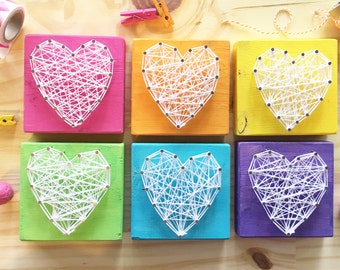 Items similar to Heartbeat string art- Heart with heartbeat on Etsy