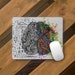 Mouse Pad Brain Desk Accessories Mousepad by CreativeMacBookCases
