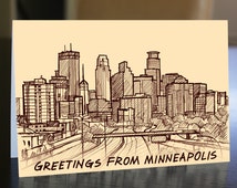 Popular items for minnesota card on Etsy