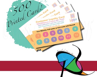 Frequent buyer card | Etsy