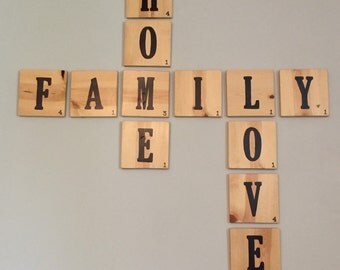 Scrabble blocks | Etsy