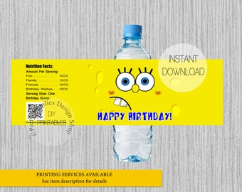 Spongebob tags | Etsy