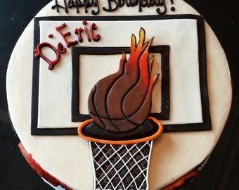 Fondant basketball | Etsy