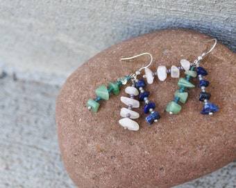 Tri color stone | Etsy